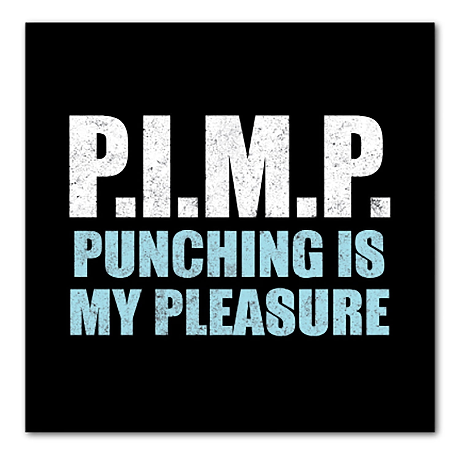 DistinctInk Custom Bumper Sticker - 4" x 4" Decorative Decal - Black ...