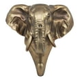 Ebros Gift Rustic Bronzed Safari Elephant Wall Hook Hanger 7" Tall for ...