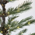 9' x 34" Green Feather Tree 488LED Warm White Lights - Walmart.com