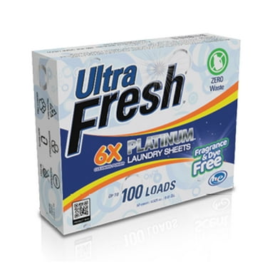 Ultra Fresh 6X Platinum 5 Gallon Laundry Detergent Liquid, Original ...