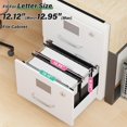 Plastic Hanging File Folders Letter Size, 6-Pack Hanging File Folder ...