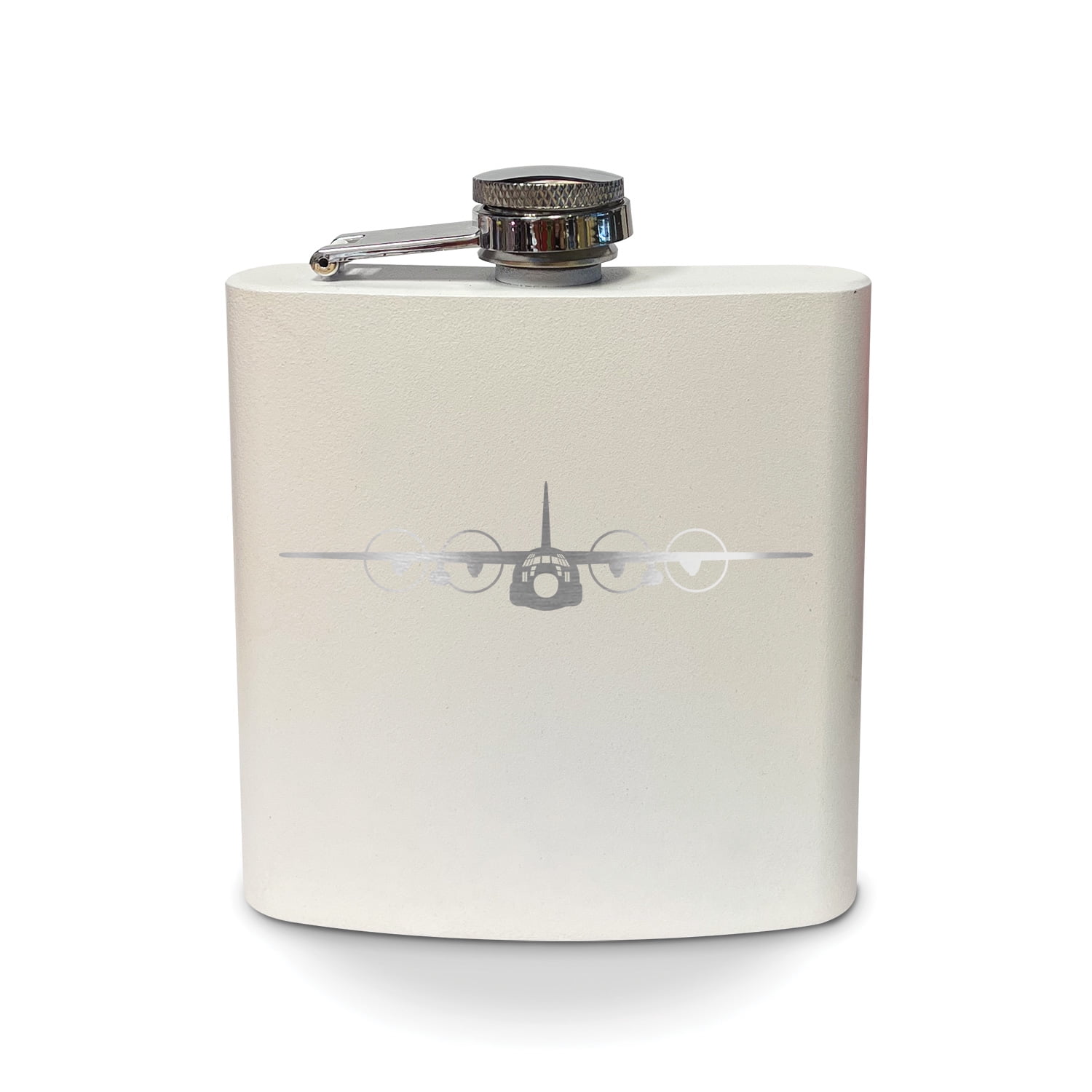 C-130H Hercules Flask 6 oz - Laser Engraved - Stainless Steel ...