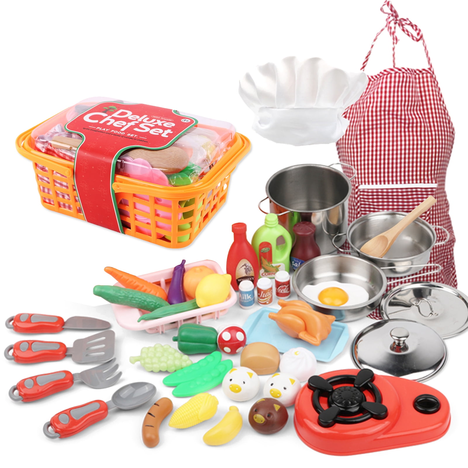 Click here for Amdohai 42 Pcs Kitchen Set Pretend Play With Chef... prices