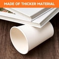 Disposable Paper Cups 12 oz [100 Pack], White Hot Coffee Cups, 12 oz ...