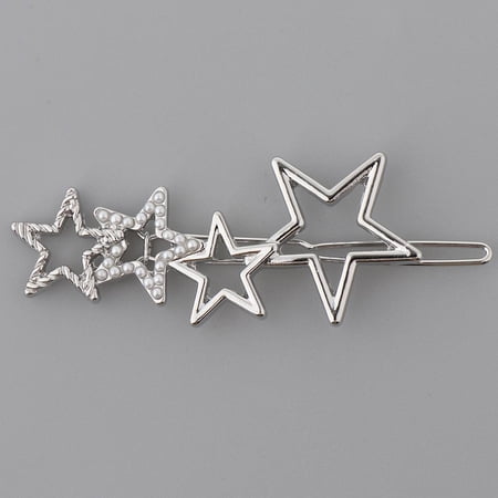 Star Shaped Clip Slide Jewellery Hairpin Accessories Boho - | Walmart ...
