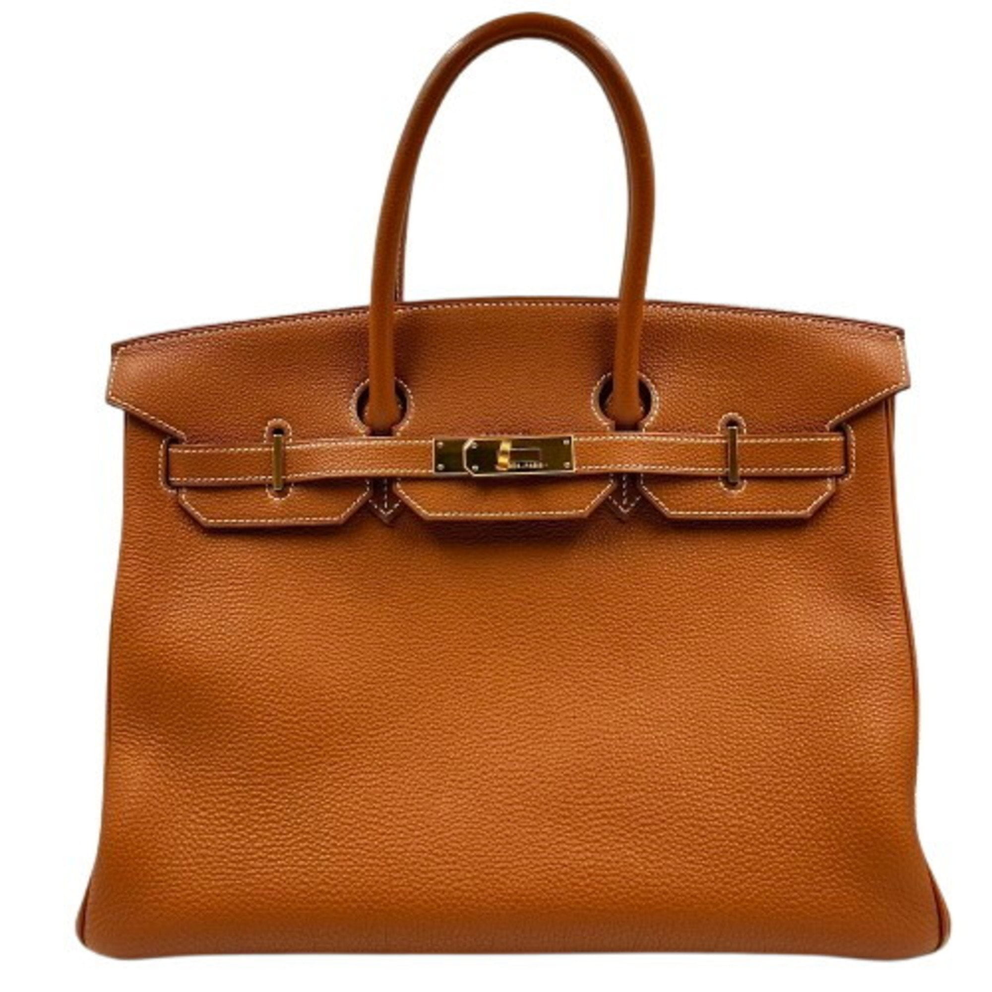 Pre-Owned HERMES Hermes Birkin 35 Togo Gold G Made in 2003 (Good) - Walmart.com