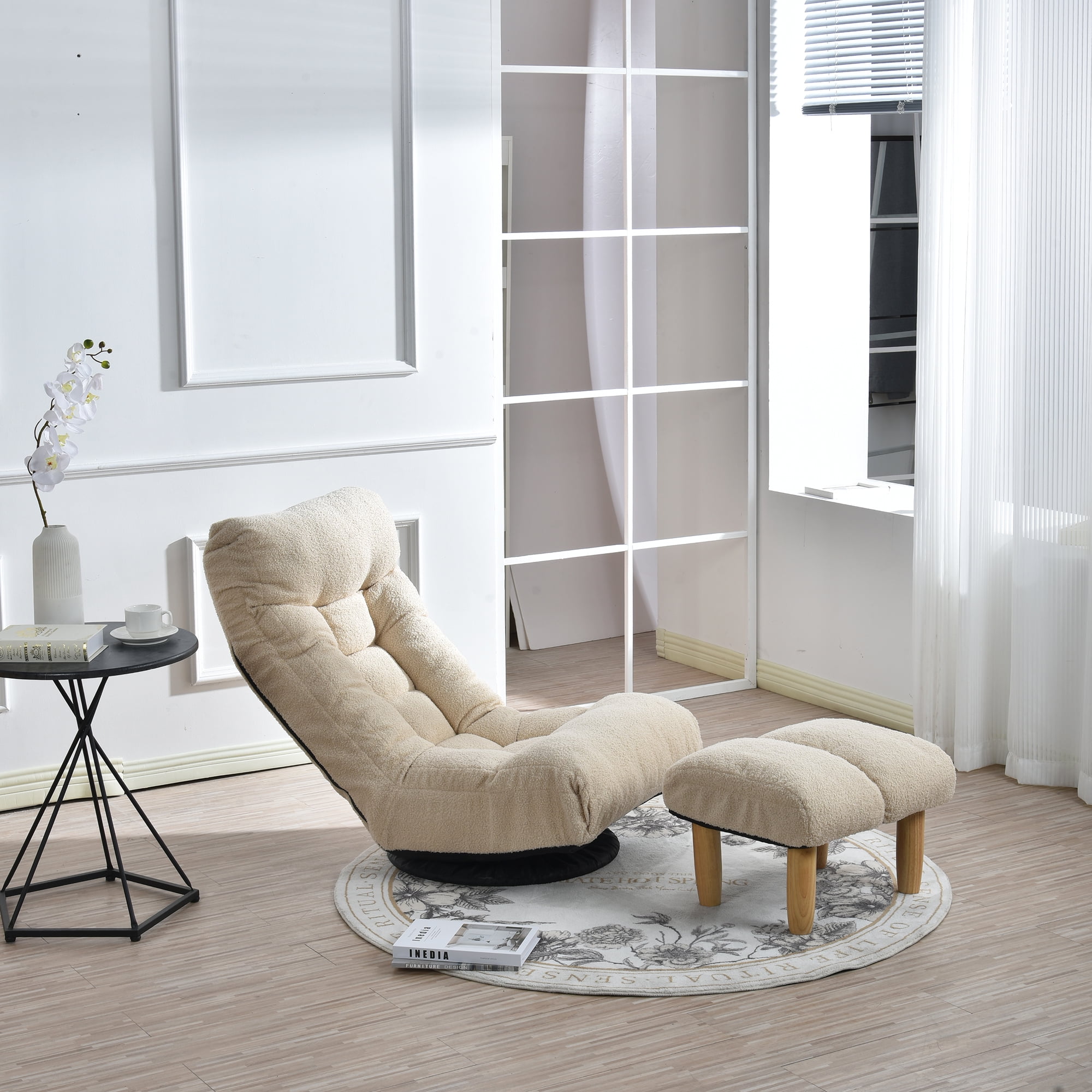 Ucloveria Adjustable Chair Japanese Chair Lazy Sofa Tatami Reclining ...