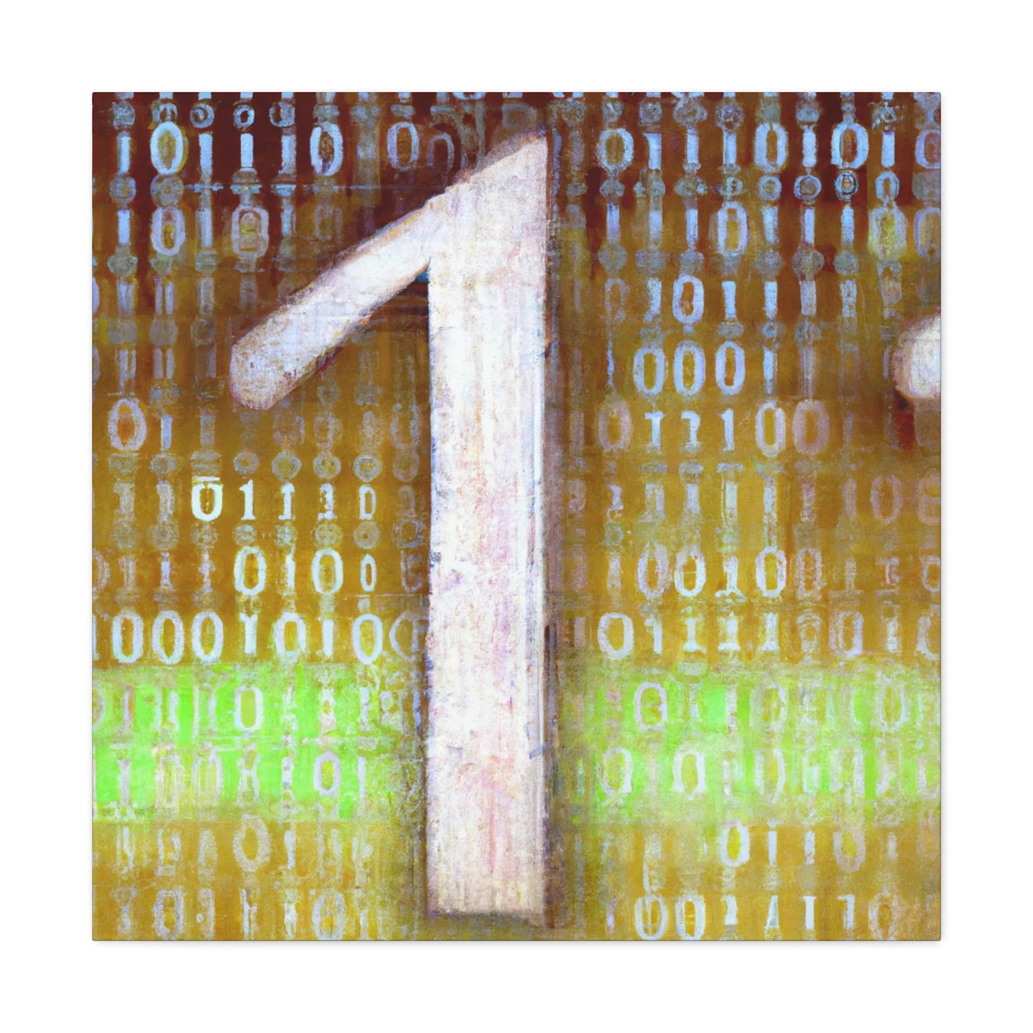 Coding in Art Nouveau - Canvas - Walmart.com