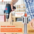 Riousery 8mm Shank Carbide Countersink Woodworking Router Bit, 0.10-0. ...