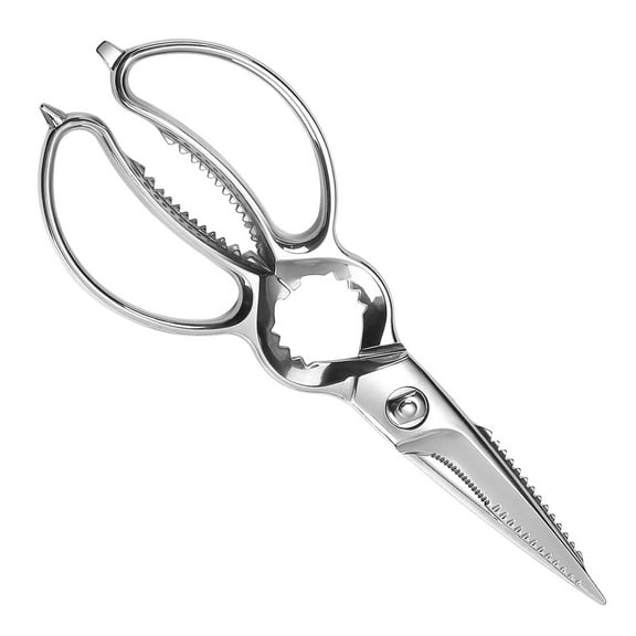 EXLEAF Japanese Kitchen Scissors All Purpose,8.5 Inch All Steel Heavy ...