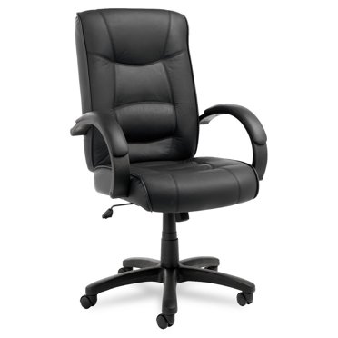 BALT Ergo Ex Executive Office Chair, Mesh Back/Upholstered Seat, Black ...