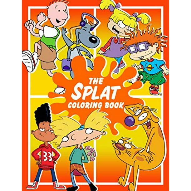 Splat Coloring Pages