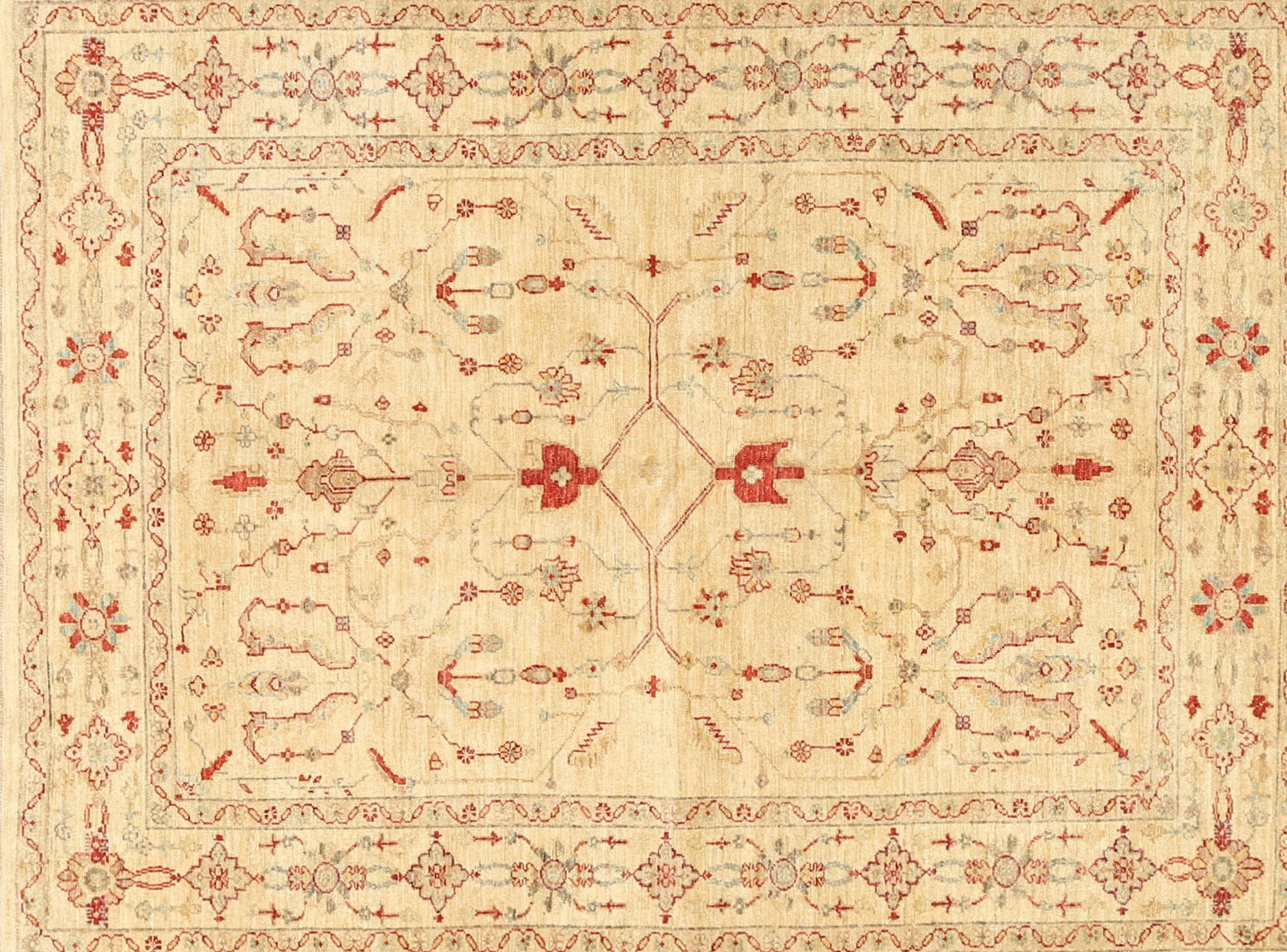 Ahgly Company Indoor Rectangle Traditional Mustard Yellow Persian Area ...