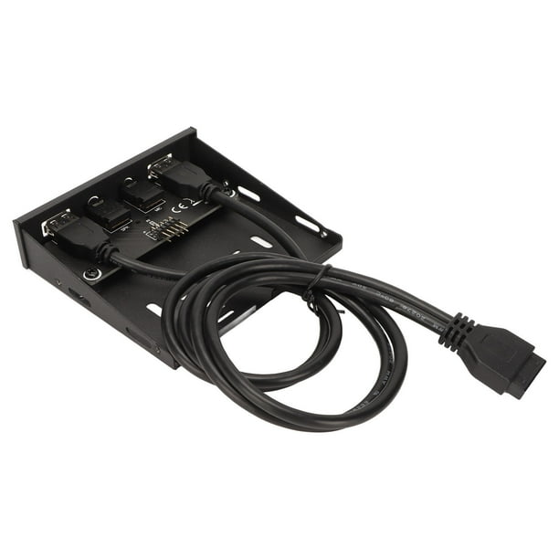 USB Front Panel, 3.5 Inch Jamproof USB 3.0 Front Panel 4 Ports For ...