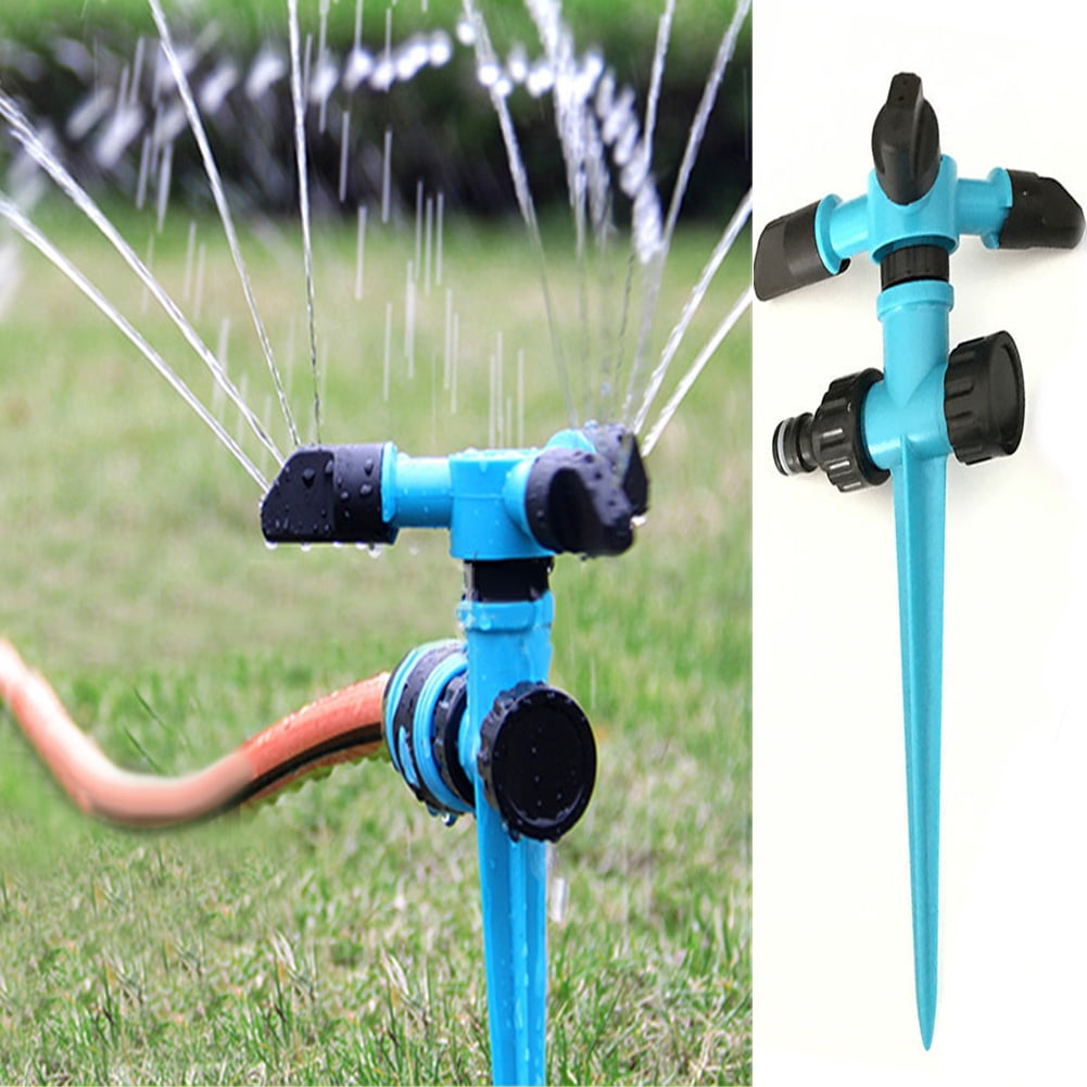 SPRING PARK Lawn Sprinkler Automatic Rotating Garden Lawn Sprinklers ...