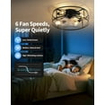 19.7" Retro Low LED Ceiling Fans with Light - Walmart.com