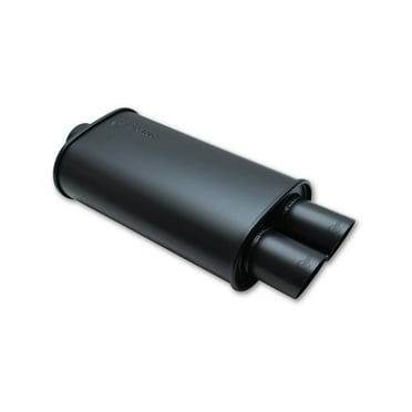 Vibrant Performance 1145 STREETPOWER Flat Black Oval Muffler - Walmart.com