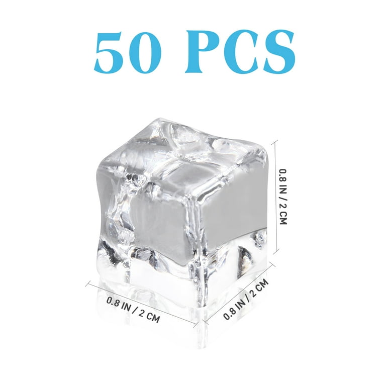 Acrylic Ice Cubes Square Shape