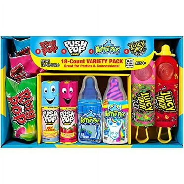 Push Pop Lollipop Candy, Assorted Flavors, 24 Ct - Walmart.com