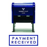 Vivid Stamp Not Negotiable Self Inking Rubber Stamp (Red Ink) - Medium ...