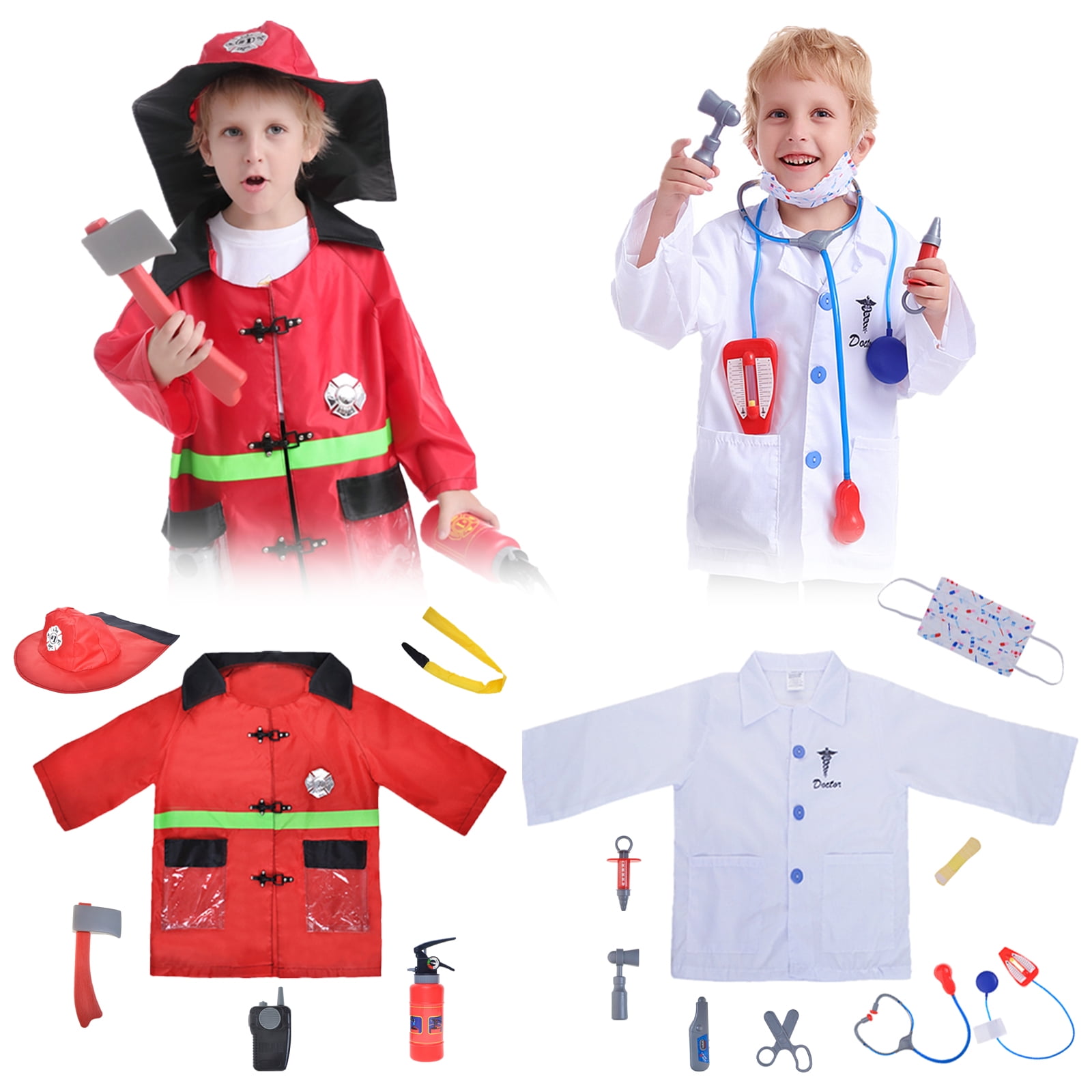 Click here for Toptie Kids Doctor & Firefighter Preschool Dress U... prices