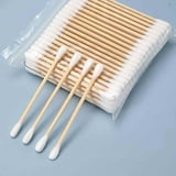 100PC Double-Tipped Cotton Swabs with Pointed and Round Ends, Soft ...