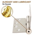 3 Pack 4.5" x 4" Heavy Duty Commercial Door Hinges 4 ½"x 4" Satin ...