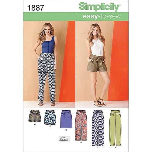 Simplicity Misses' Size 16-24 Skirts & Pants Pattern, 1 Each - Walmart.com