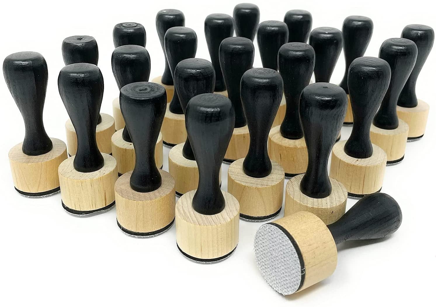 Mini Ink Blending Tools Bulk 24 Pack Round for Stamp Ink Distressing ...