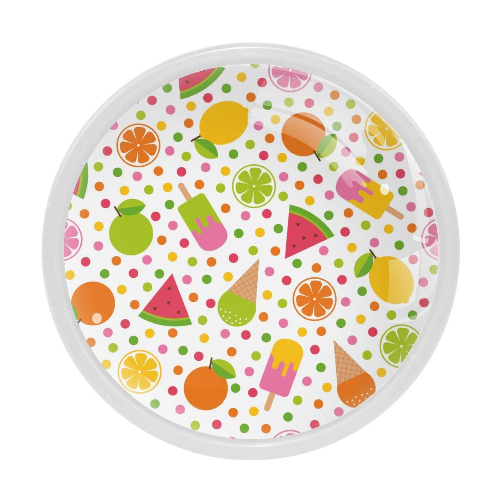 4 Pcs Colorful Fruit Knobs for Kitchen Cabinet Cupboard Dresser ...