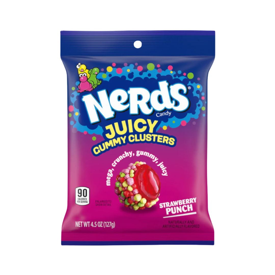 Click here for All The Candy Nerds Juicy Gummy Clusters 127g prices