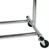 Simple Houseware Heavy Duty Clothing Garment Rack, Chrome - Collapsible ...
