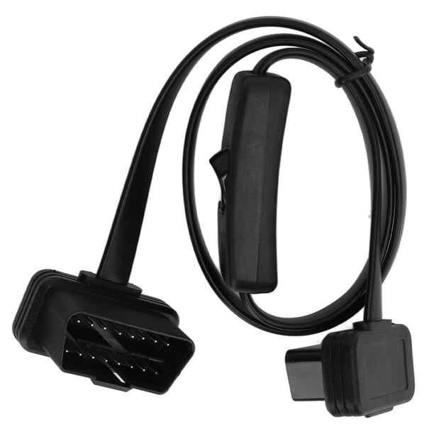 Diagnostic Extension Cable,Black Male 16 Pin OB Extension Cable ...