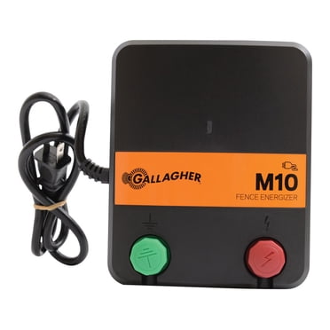 Gallagher M60 110 volt Electric Fence Energizer 10 mi. Black/Orange ...