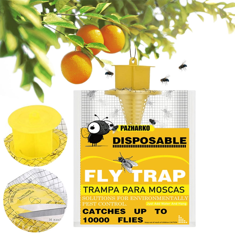 Trampa para Insectos Voladores Moscas Atrapamoscas Control Plagas El ...