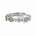 Adjustable Brass Micro Pave Cubic Zirconia Finger Rings for Women ...