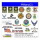 Military(2) Embroidery Designs - All Popular Formats Included - Loaded ...