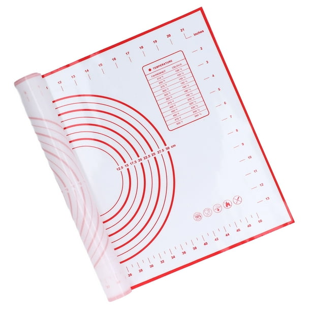 Pie Crust Mat, Baking Dough Mat Thickened Kitchen With Measurement ...