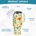 40 oz Stainless Steel Tumbler Vacuum Insulated Leak Proof Stainless ...