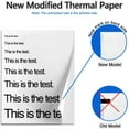 Thermal Printer Paper 8.5 x 11 Inch, 100 Sheets US Letter Size Paper ...