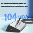 Portable USB C Hubs Adapter Aluminum Alloy USB 3.2 10Gbps SDTF Card ...