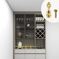12 Pcs Golden Furniture Spindles for Glass Railing, Cabinets Metal ...