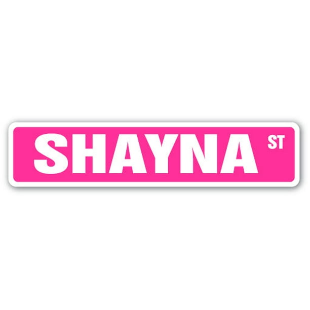 SHAYNA Street Sign Childrens Name Room Decal| Indoor/Outdoor - Walmart.com