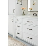 Westerly 5-1/16 in (128 mm) Center-to-Center Graphite Cabinet Pull ...