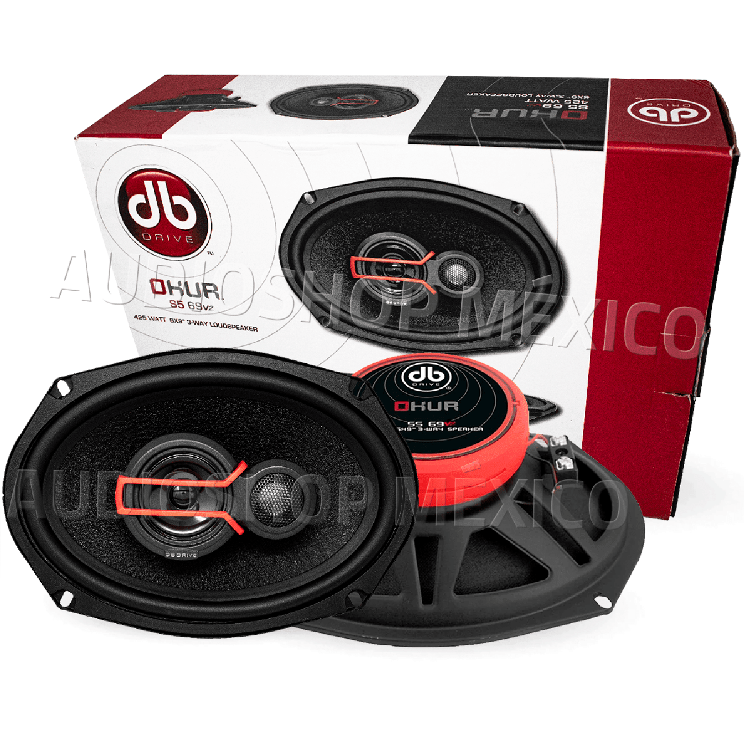 Bocinas Triaxiales DB Drive S5 69v2 425 Watts 6x9 Pulga ... DB Drive ...
