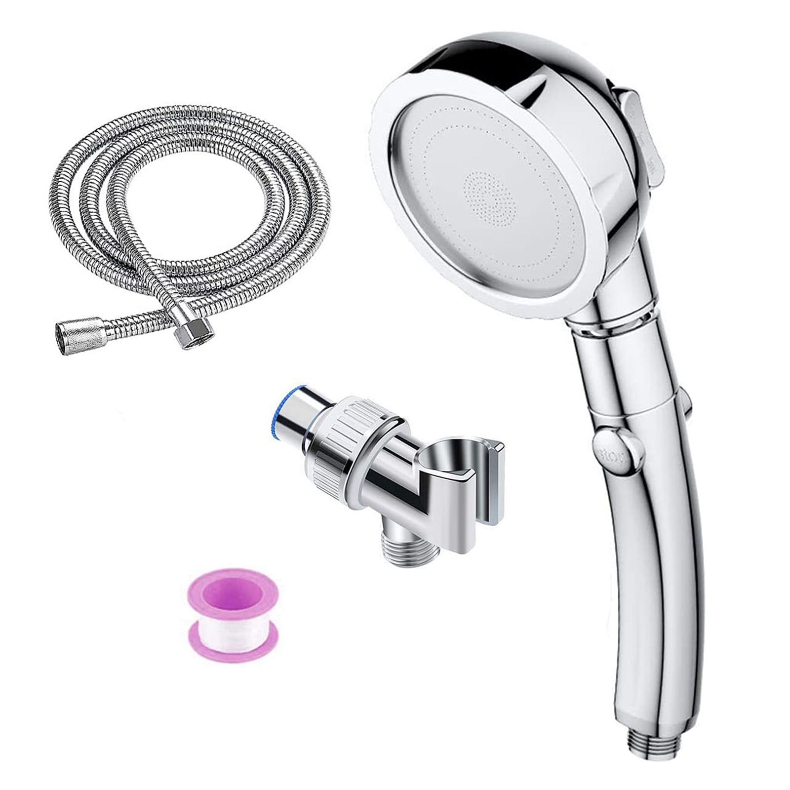 Okwish Handheld Shower Head High Pressure 3 Function Adjustable Bath ...