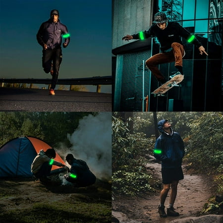 LED Slap Armband Flashing Reflective Led Safety Armband Slap Light-up ...