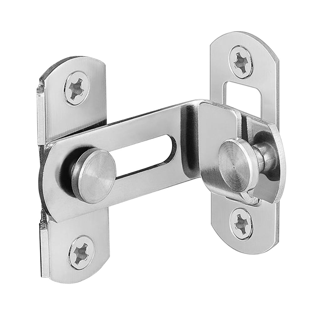 Chain Push Pull Door Lock 90 Degree Cabinet Stainless Steel Hotel Latch ...