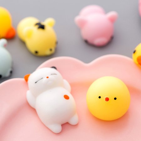NUNADERNU 5 creative cute animal dumplings, pinch toy, pinch ball ...