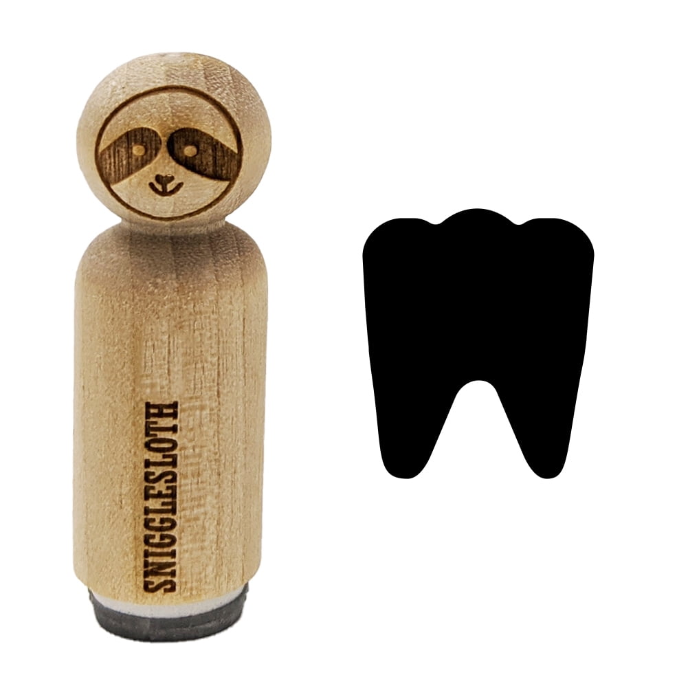 Tooth Dentist Rubber Stamp for Stamping Crafting Planners - Walmart.com